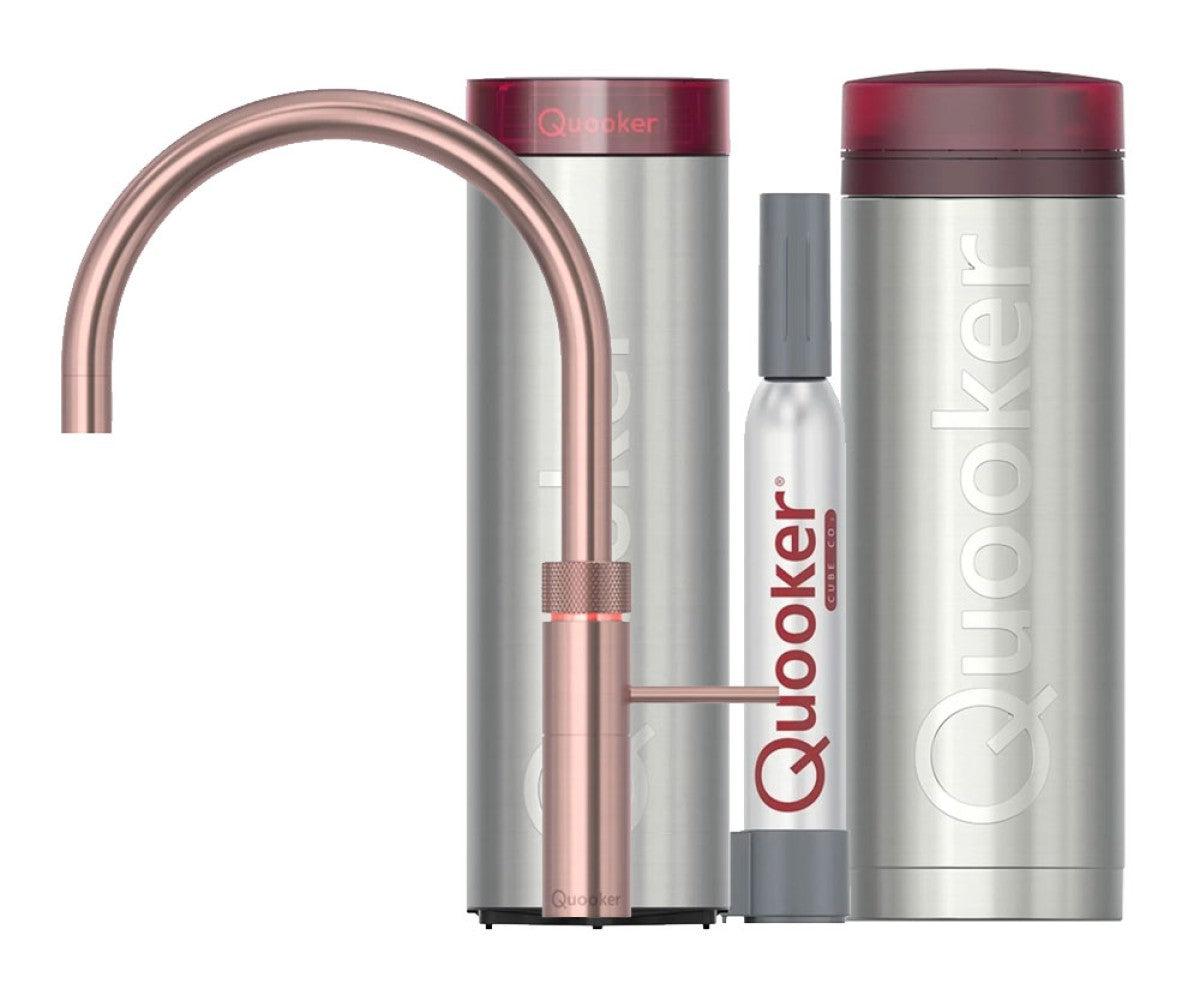 Quooker_Fusion_Round_met_PRO3_boiler___CUBE_reservoir_5-in-1_kraan_Rose ...